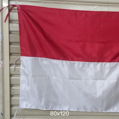 Jual bendera indonesia 80x120cm bahan satin peles - Jakarta Pusat ...