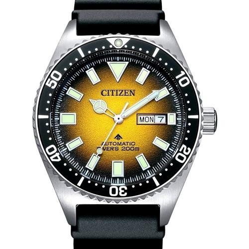 Jual Citizen NY0120-01X Promaster Marine Automatic Diver Yellow Dial ...