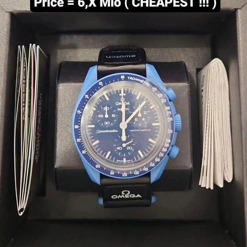 Jual Swatch Omega Speedmaster 42 Quartz NEPTUNE BLUE BRAND NEW 2022 ...