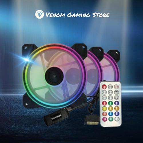 Jual Infinity Twister RGB 3 in 1 Remote Fan - Kab. Tangerang - Venom ...