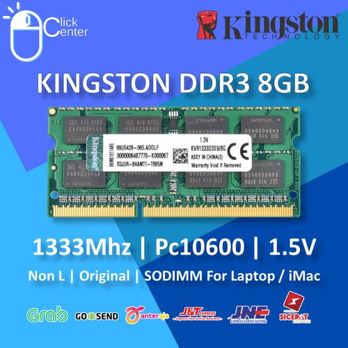 Jual RAM LAPTOP KINGSTON DDR3 8GB 1333Mhz PC 10600 1.5V NON L SODIMM MEMORY - Kota Surabaya ...