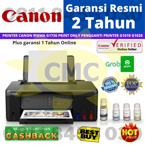 Jual Printer Canon PIXMA G1730 Inktank Printer Print Only Resmi ...