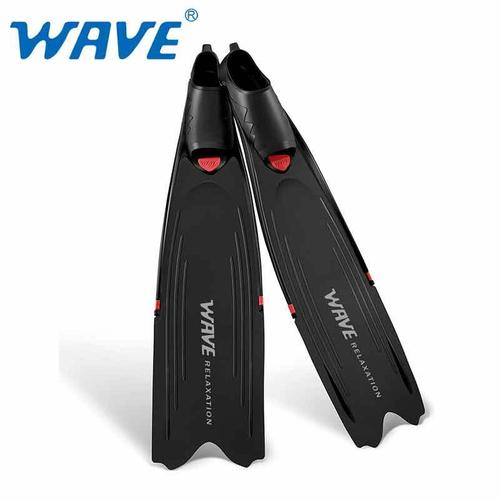 Jual Wave Scuba Free Diving Fins Snorkeling Flippers Full Silicone Long ...