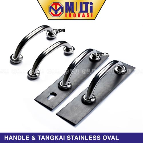 Jual Handle Handel Tangkai Pintu Folding Gate Stainless Oval - Tangkai ...
