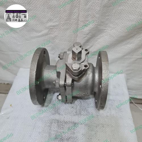 Jual ball valve kitz 1/2 inch stainless steel ss304 DN15 JIS 10k FLANGE - Jakarta Barat - BERKAH ...