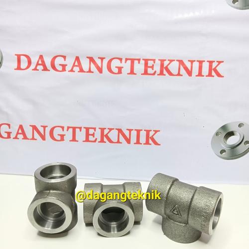 Jual Tee Besi / Carbon Steel / CS 4 inch Class 3000 SW / DN 100 ...
