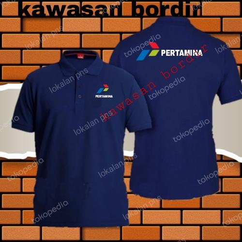 Jual Terbaru polo shirt Pertamina kaos Pertamina seragam Pertamina ...
