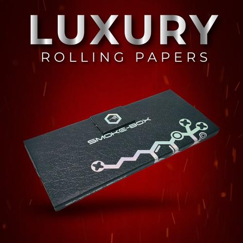 Promo Kertas Premium SMOKE-BOX LUXURY ORGANIC + Filter Tips - King Size ...