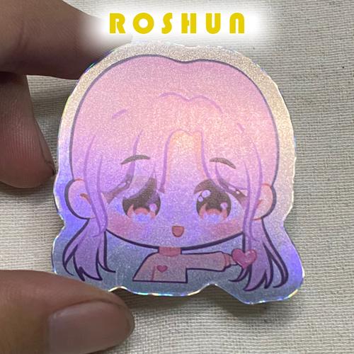 Jual Roshun Stiker Hologram Sticker Original Character Hanni - Kota ...