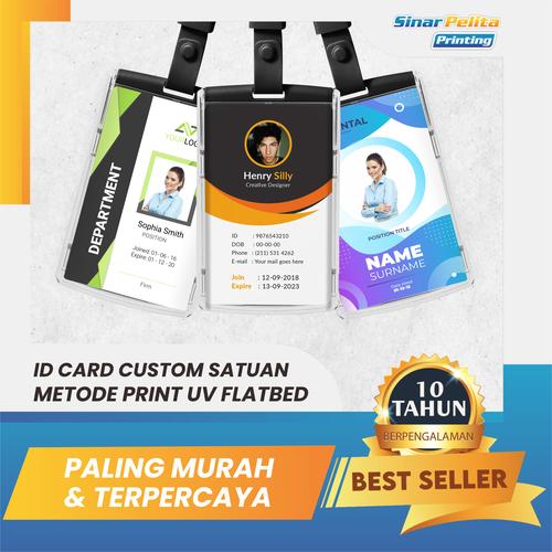 Jual ID Card Custom | ID Card Satuan Print UV Flat bed - Kota Bandung ...