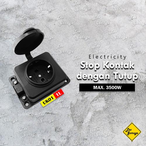 Promo Stop Kontak Outdoor Waterproof Colokan Listrik Anti Air 1 2 3 4 ...