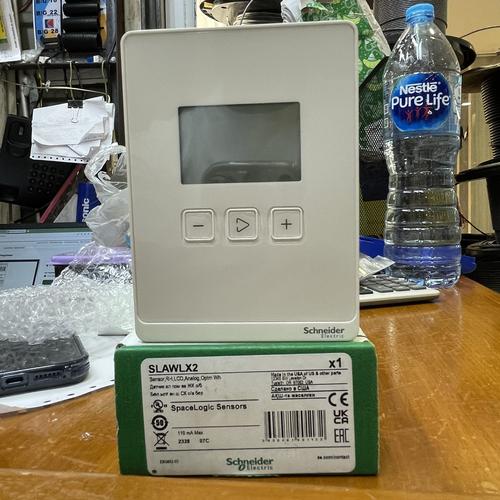 Jual Spacelogic sensors schneider SLAWLX2 sensor RH LCD analog optm wh ...