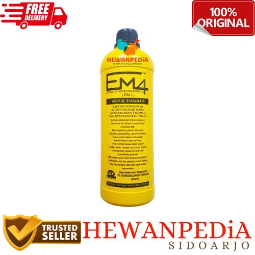Jual EM 4 PERTANIAN 1 Liter 1 L - EM4 Pupuk Cair Pertanian Bunga Buah ...