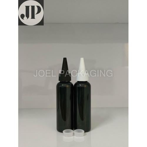 Jual Botol Br 100 Ml Hitam Tutup Kerucut Putih Hitam Botol Tinta 100Ml ...