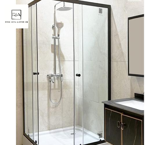 Jual shower box double sliding door / kotak kamar mandi pintu geser ...