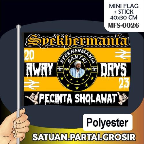 Jual Cetak Bendera Kecil Tangan Syekhermania Kode 0025-0028 Bendera ...