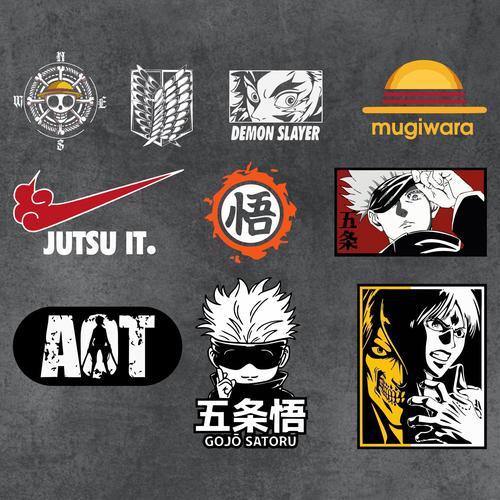 Jual (Stiker 5pcs)Stiker Sablon Setrika Sablon DTF Anime Part 2 - ANIME ...