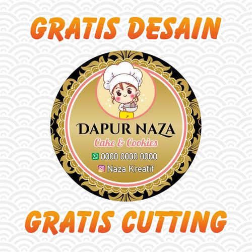 Jual Stiker Kemasan Label Cake, Jajan, Olshop, Merk Kue, Bakery, SCB63 ...
