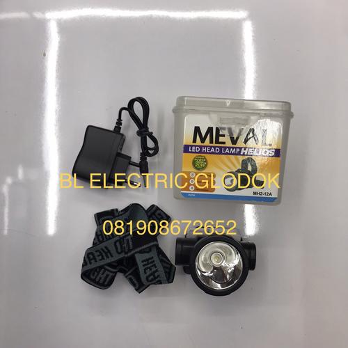 Jual Meval LED Head Lamp HELIOS 1W Putih MH2-12A lampu kerja kepala ...