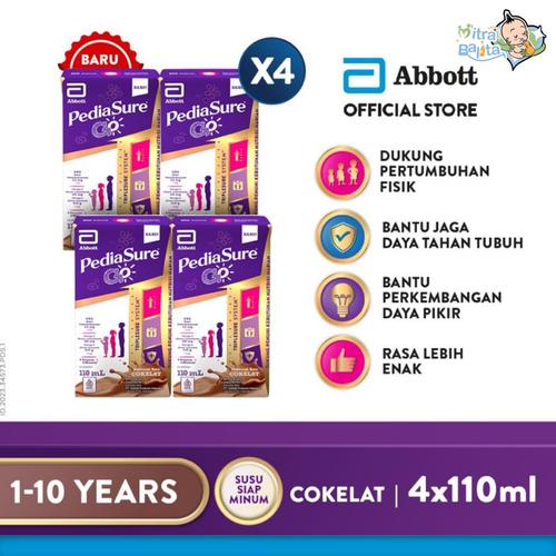 Jual Pediasure go Coklat UHT 4×110ml - Jakarta Selatan - Mitra Balita ...