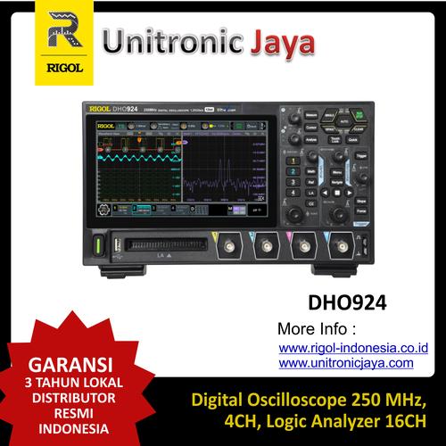 Jual Rigol DHO924 Digital Oscilloscope 250 MHz, 4CH, Logic Analyzer 16CH - Kota Bandung ...