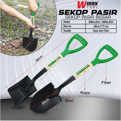 Promo Sekop Pasir Besar Lancip Persegi Skup Besi Skop Taman Kebun ...