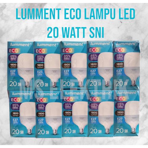 Jual LUMMENT ECO LAMPU / BHOLAM LED CAPSULE 20 WATT SUPER TERANG SNI ...