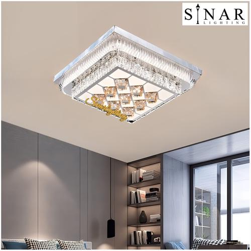 Jual Lampu plafon kristal LED kotak 50 cm S90089 - Kota Surabaya ...