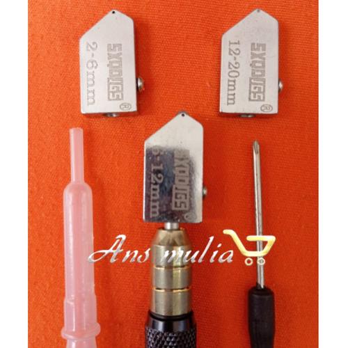 Jual Glass Cutter set Toyo alat potong kaca set kemasan box 2-20 mm ...