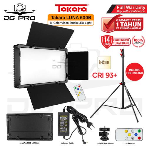 Jual Takara LUNA 600B Bi-Color Video Studio LED Light Lampu Original - COMBO 1 - Jakarta Pusat ...