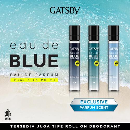 Jual Gatsby Eau De Blue Eau De Parfum Mini Size 20ml - Skyline Code ...