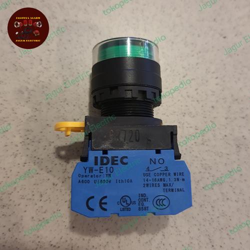 Jual YW1L-MF2E Illuminated Push Button IDEC - Merah, 220 Volt - Jakarta Barat - Jagur Electric ...