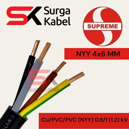 Jual NYY 4x6mm SUPREME/ KABEL TUFUR 4 x 6mm/ KABEL KAWAT 4x6/ 4 x 6 - Jakarta Barat - Surga ...