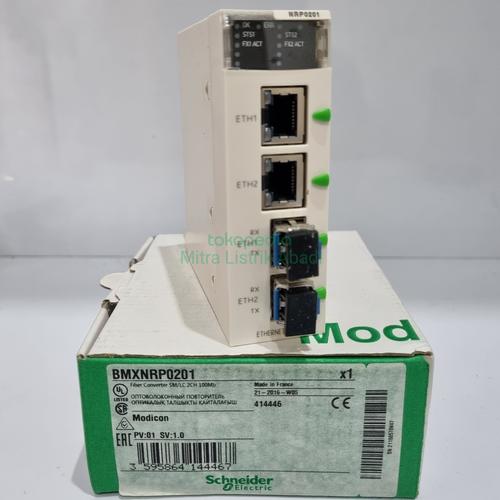 Jual BMXNRP0201 SCHNEIDER FIBER CONVERTER SM/LC 2CH 100MB - Jakarta ...