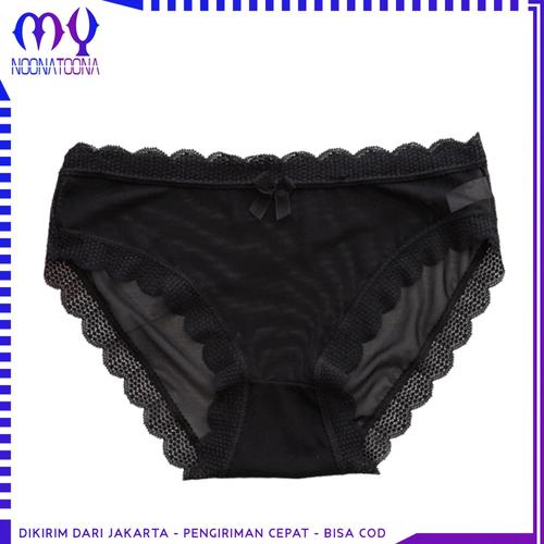 Promo Celana Dalam Wanita 6953 Sempak Cewek Seamless Transparan Pita ...