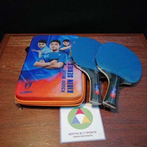 Jual Bet Isi 2 Bat Bed Tenis Meja Ping pong Loki Bonus Kotak Sarung ...