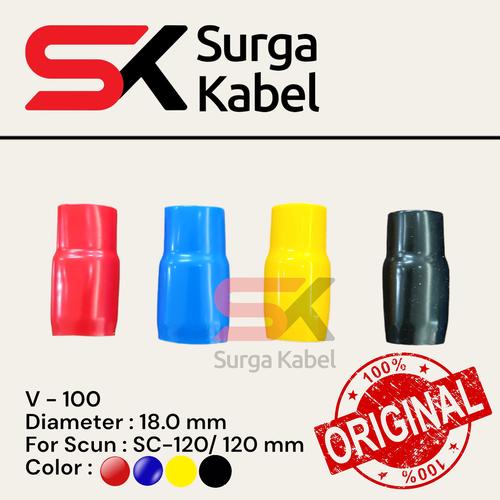 Jual VINIL SKUN V100/ VINYL SCUN V-100 END CAP/ KONDOM SKUN 120 MM/ SC ...
