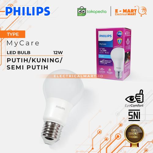 Jual Philips Led bulb 12watt Putih / Philips Led 12 Kuning Warmwhite ...