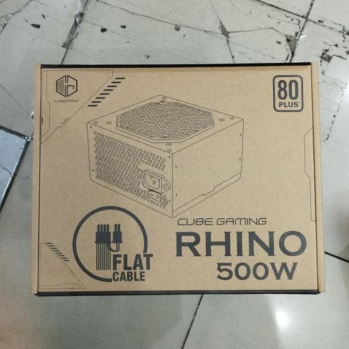 Jual Internal Power Supply Cube Gaming Rhino 500w 80+ PSU CG Rhino 500w ...