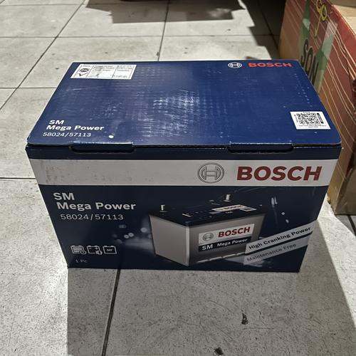 Jual Accu Aki Kering Mobil Bosch MF SM Mega Power 58024 57113 - Kota ...