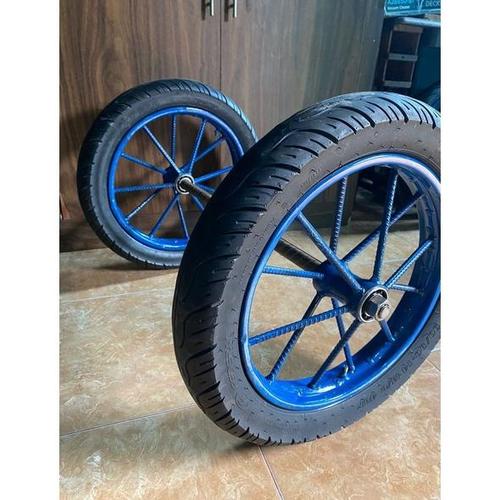 Jual Roda Gerobak Ring 14 Satu Pasang Dan As [Bonus penjepit 2pcs ...