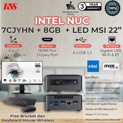 Jual Intel NUC / Mini PC RAM 8GB, SSD Lengkap Monitor - RAM 8GB DDR4 ...