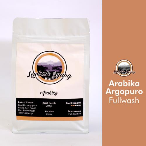 Jual Kopi Premium Arabika Argopuro Full-Wash 200gr Biji/Bubuk - BIJI ...
