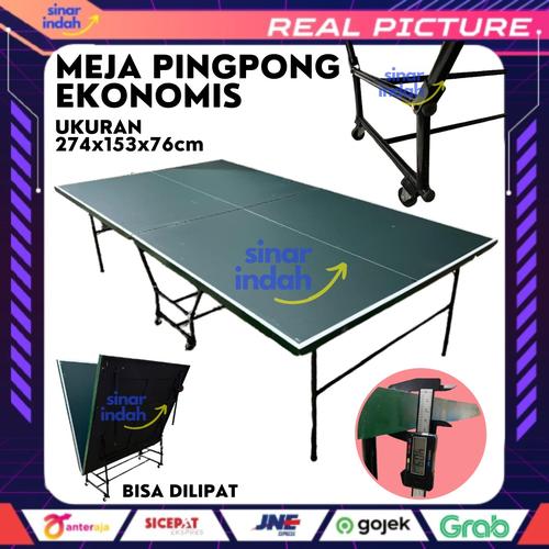 Jual Meja Pingpong Meja Tenis Meja Roda 4 (16mili Roda Kecil) EKONOMIS - Meja Komplit - Kota ...