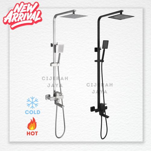 Jual SHOWER COLUMN SET PANAS DINGIN HITAM / SHOWER COLOUMN TIANG ...