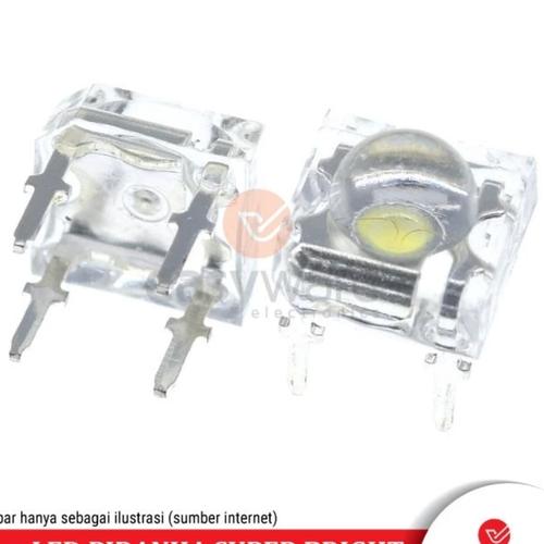 Jual LED Piranha SuperFlux 5mm 4pin 4 pin Super Flux LED 4 kaki - Putih ...