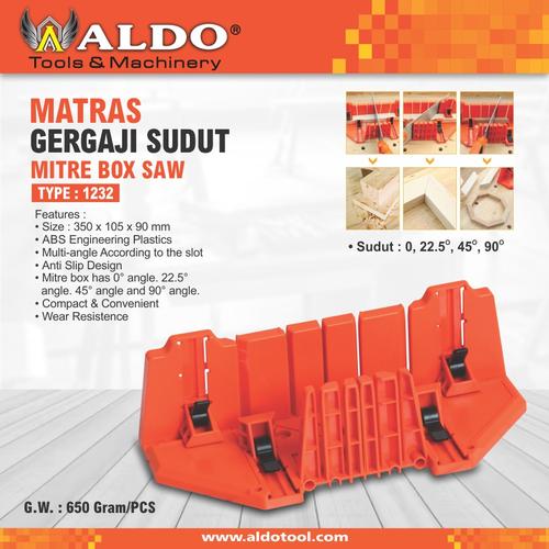 Jual MATRAS GERGAJI SUDUT TYPE : 1232 / MITRE BOX SAW / BOX TEMPAT ...