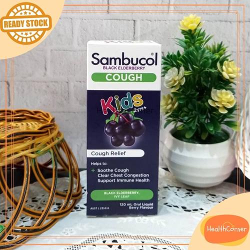 Jual Sambucol Kids Cough Relief Liquid 120ml / Obat Batuk Anak - Kota ...