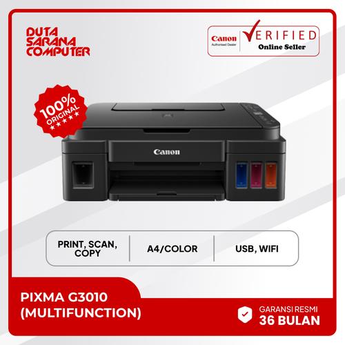 Promo PRINTER CANON G-3010 Inkjet printer Print Scan Copy AIO Wifi ...