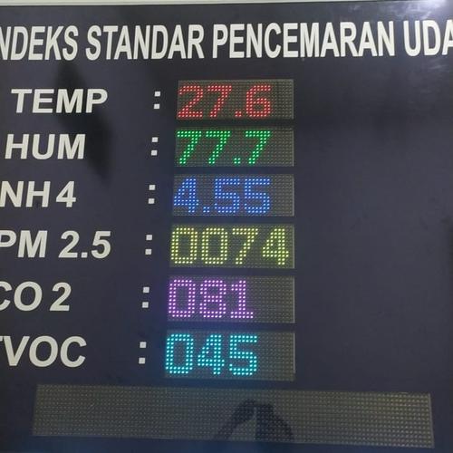 Jual Display papan LED kualitas Udara Co2 - Index Pencemaran Udara ISPU ...